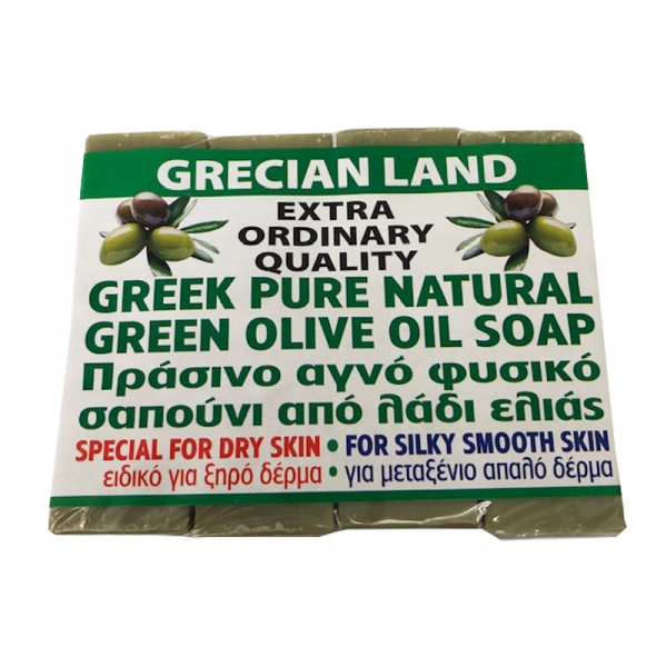 GREEN SOAP, 100% OLIVE OIL, GREEK - Natural Food Imports